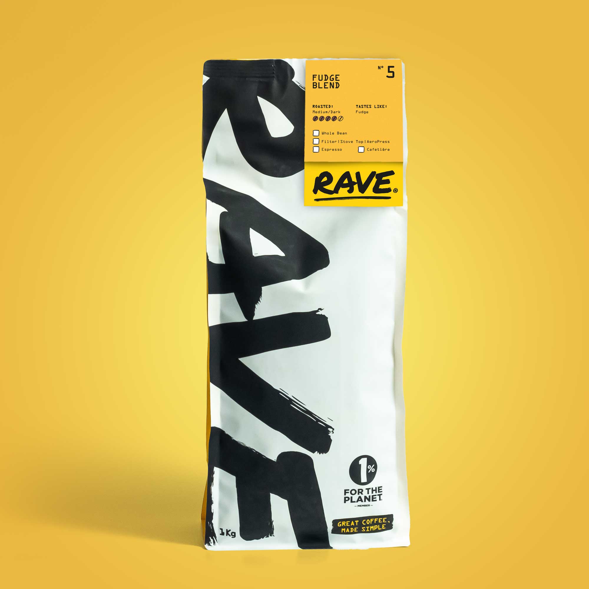 RAVE coffee | Fudge Blend No.5 | Fresh Roasted Coffee Beans – Rave ...