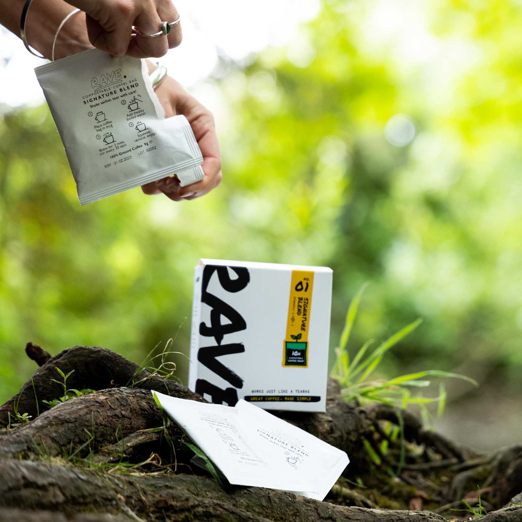 Colombia El Carmen Compostable Coffee Bags | RAVE Coffee | Free UK ...
